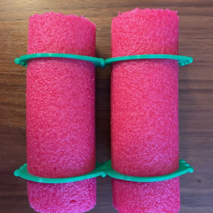 3D Printable Polypanel Pool Noodle Connector (Hail Shield) by James Baldwin