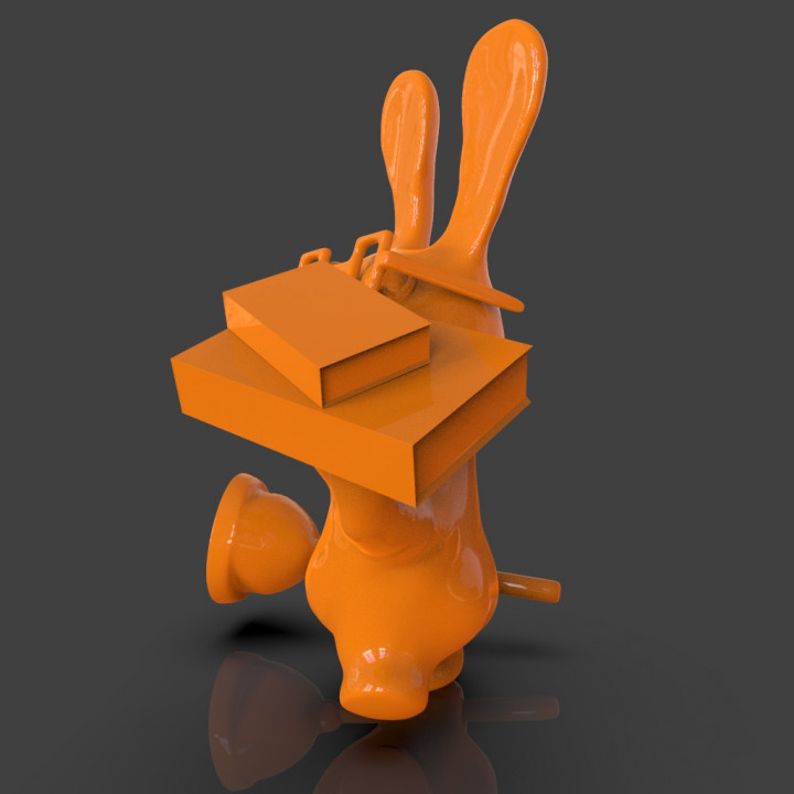3D Printable Raving Rabbids Reader by Pablo Garcia