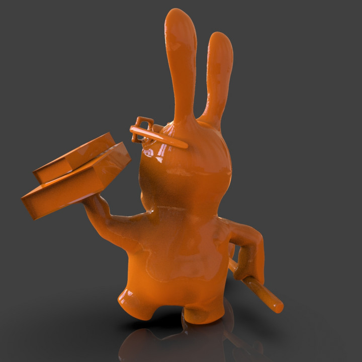 3D Printable Raving Rabbids Reader by Pablo Garcia