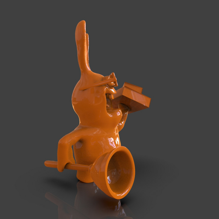 3D Printable Raving Rabbids Reader by Pablo Garcia