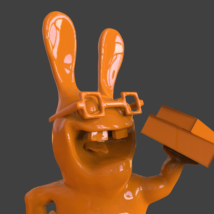 3D Printable Raving Rabbids Reader by Pablo Garcia