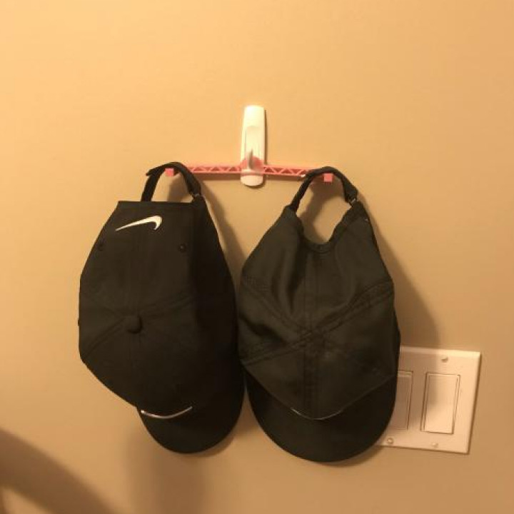3D Printable Hat Rack Extension by Zephyr