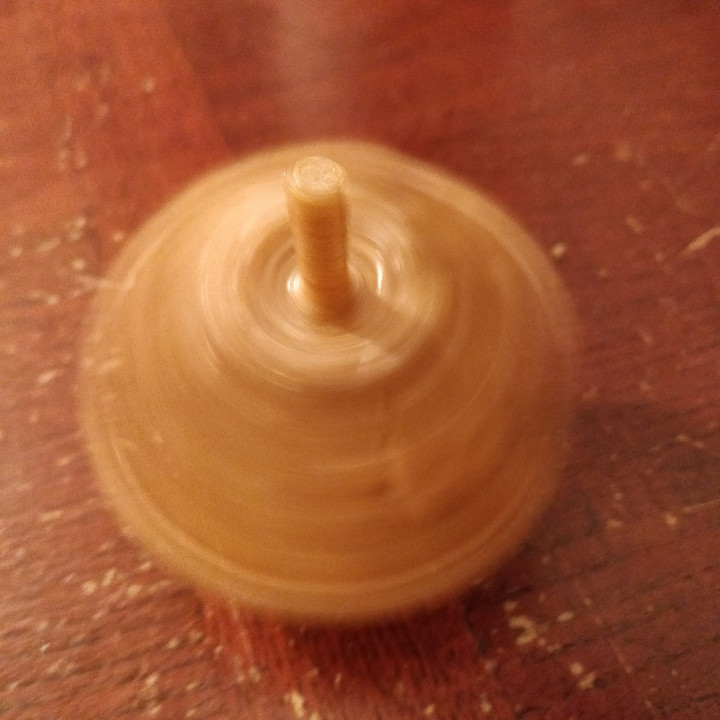 3D Printable Polypanel Spinning Top by Skippy Design