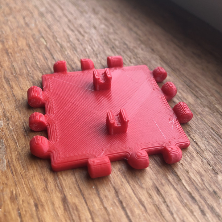 3D Printable Polypanels // Wire Shelf Clip by Jared Feldman