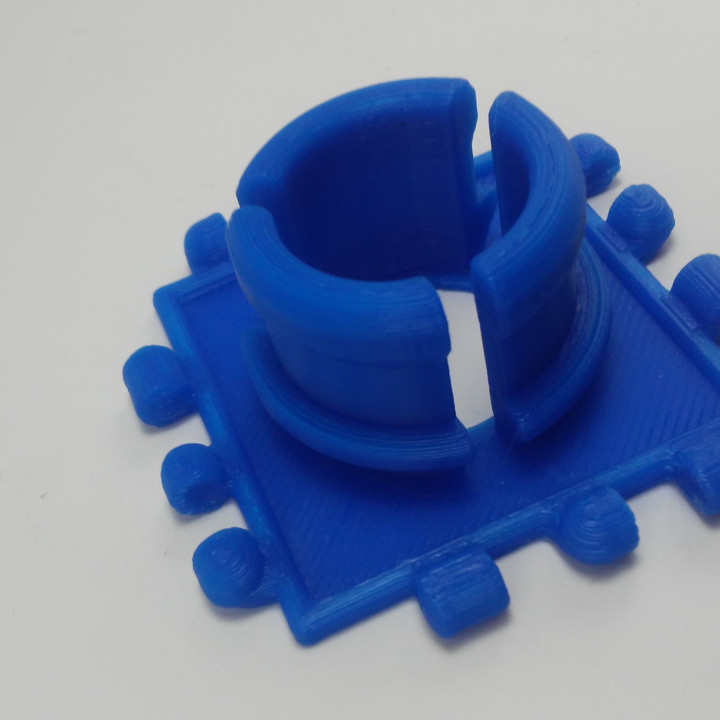 3D Printable Polypanels // Tall square bearing a by Emmanuel F