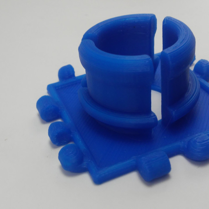 3D Printable Polypanels // Tall square bearing a by Emmanuel F