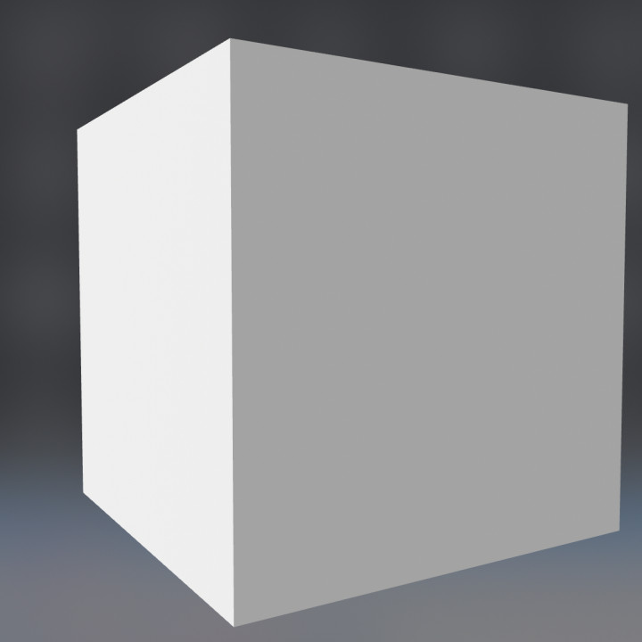 3D Printable cube de test by elisabeth Borgne