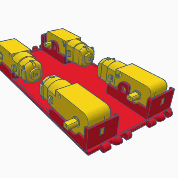 3D Printable TT motor polypanels chassis by Harry Lunt