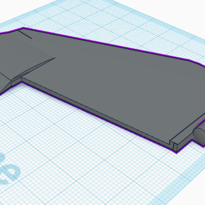 3D Printable Polypanels \\ Plane Wing - LHS by Dan Parkinson