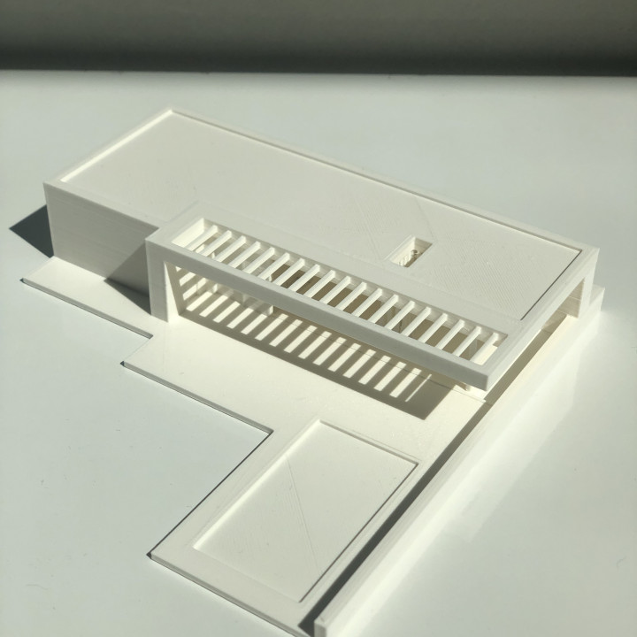 3D Printable Modern House by Filip Deslee