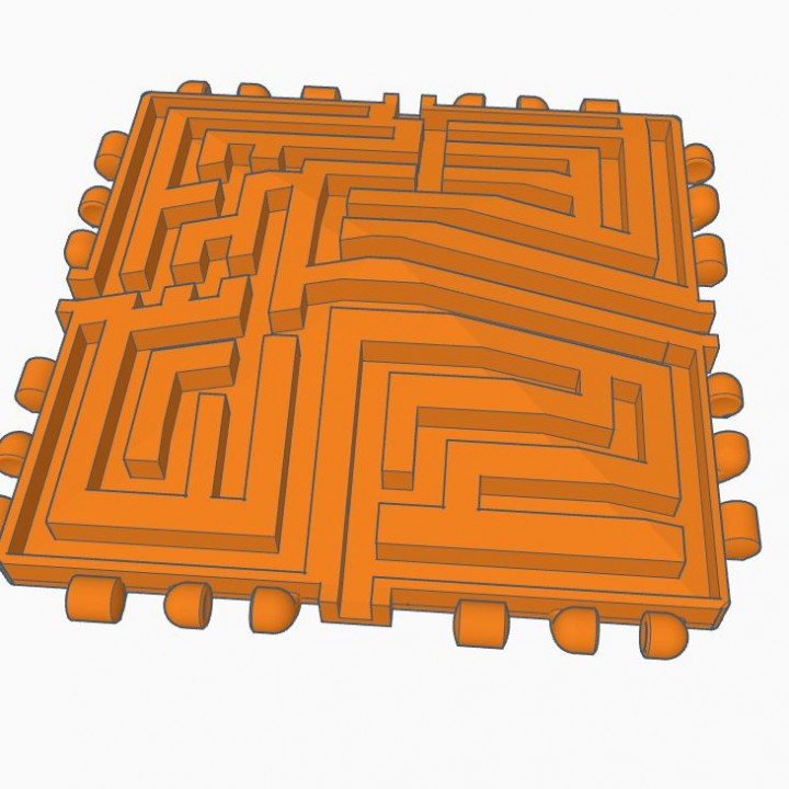 3D Printable PolyPanels MAZE Set by Harry Lunt