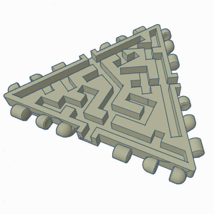 3D Printable PolyPanels MAZE Set by Harry Lunt