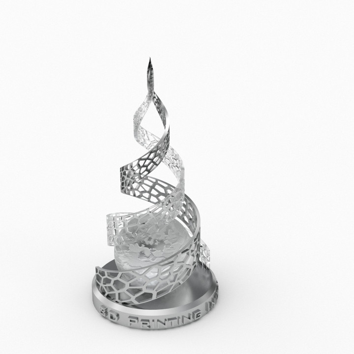 3D Printable Wrapped Trophy by Camille Pihee