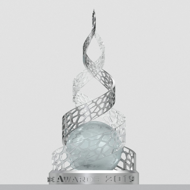 3D Printable Wrapped Trophy by Camille Pihee