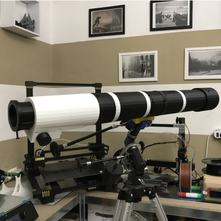 3D Printable 3D Printed Telescope by Cesare