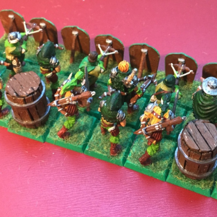 3D Printable Bulwark Wall by Pierre-Joseph Thiébeauld de La Crouée