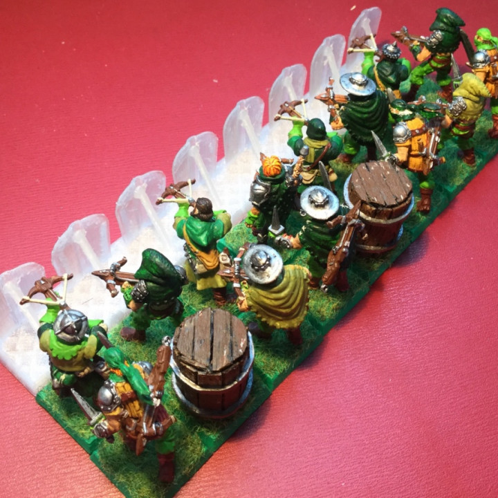 3D Printable Bulwark Wall by Pierre-Joseph Thiébeauld de La Crouée