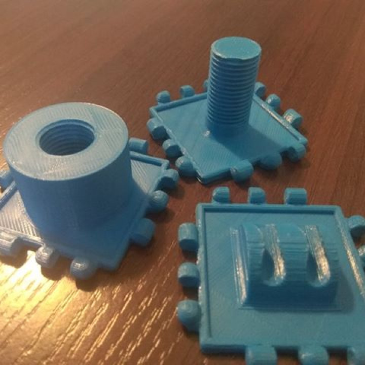 3D Printable polypanels // screw by Piotr Goik