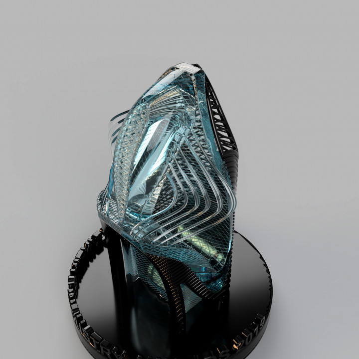 3D Printable METAMORPHIC GEM by sruthi venkatesh