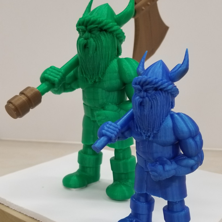 3D Printable Gilius Thunderhead from golden AXE by Collin Tupper