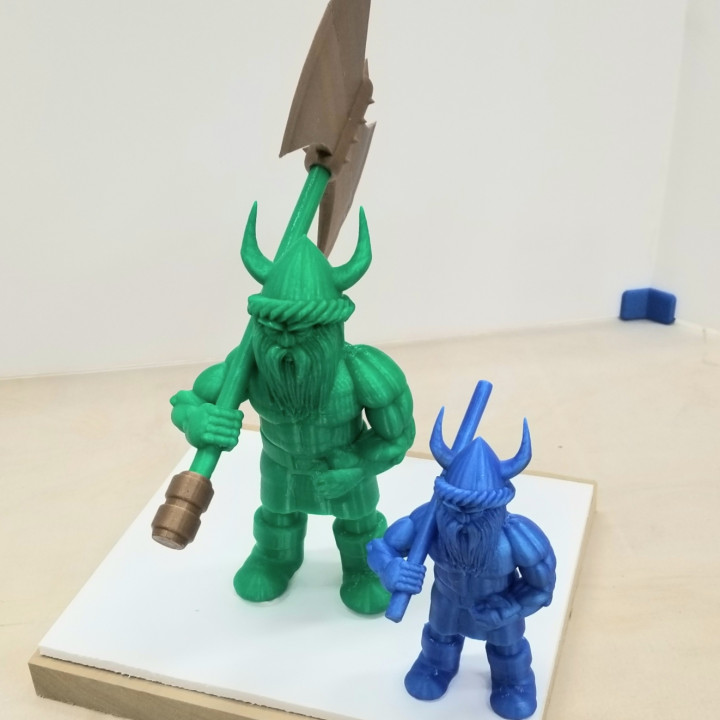 3D Printable Gilius Thunderhead from golden AXE by Collin Tupper