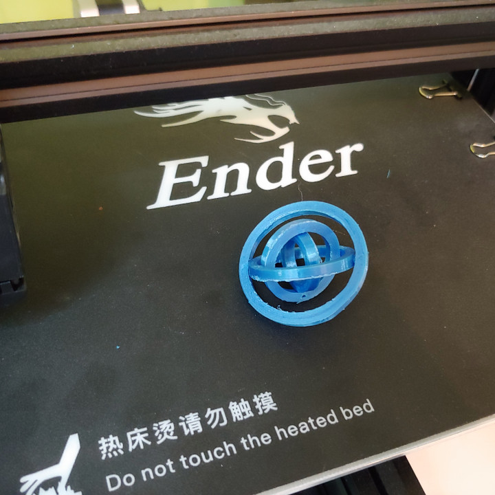 3D Printable Gyroscope by Riccardo Cova