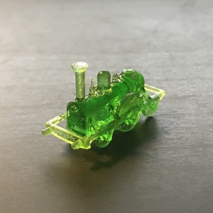 3D Printable North Star - Locomotive Train by CL_3DPrint
