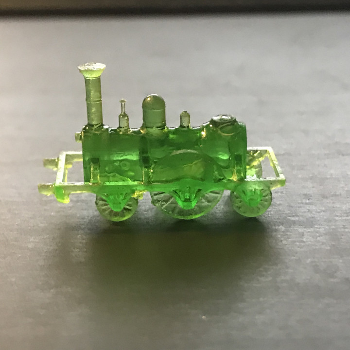3D Printable North Star - Locomotive Train by CL_3DPrint