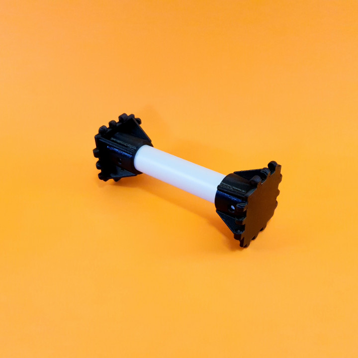3D Printable Parametric PVC Pipe connector Polypanel by Brodie Fairhall