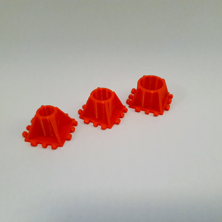 3D Printable Parametric PVC Pipe connector Polypanel by Brodie Fairhall