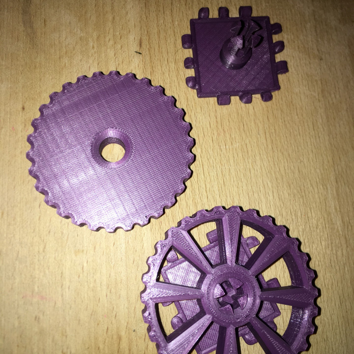 3D Printable Polypanel Wheel by Steve Cooper