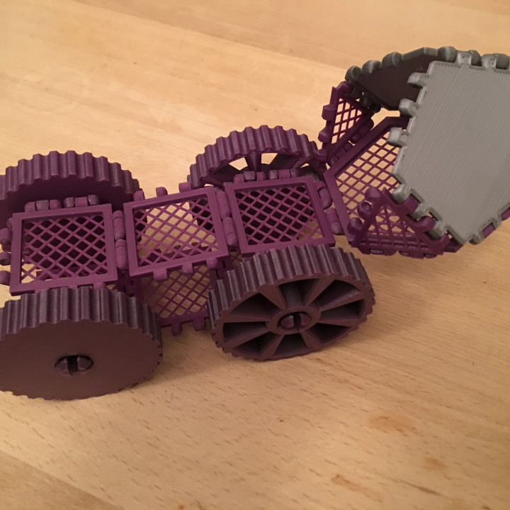 3D Printable Polypanel Wheel by Steve Cooper