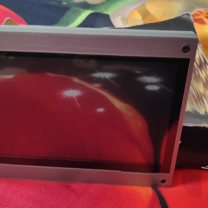 3D Printable Raspberry Pi 7" HDMI Screen Case by Varshil Patel