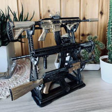 3D Printable Gun Rack 1/4 Scale by Sky Ha