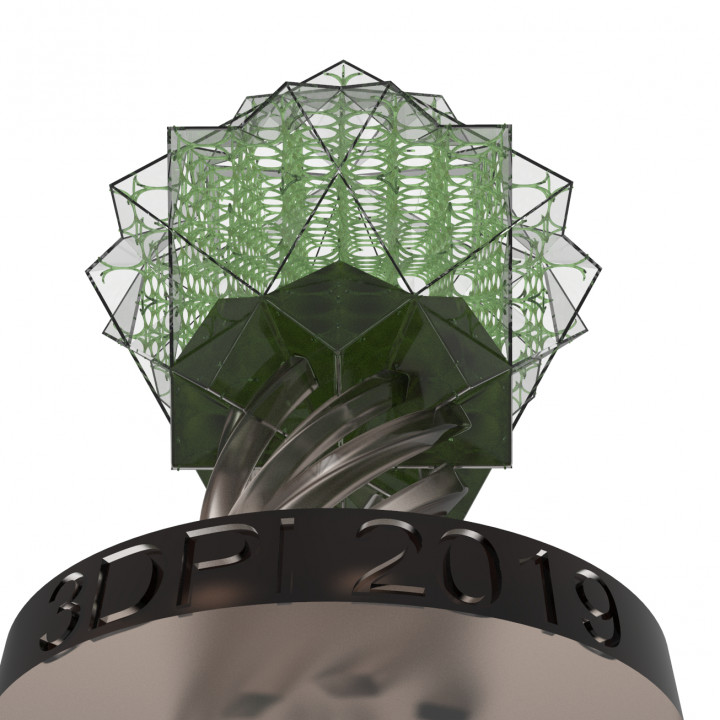 3D Printable Tree Award 3DPI by Nezih Koşak