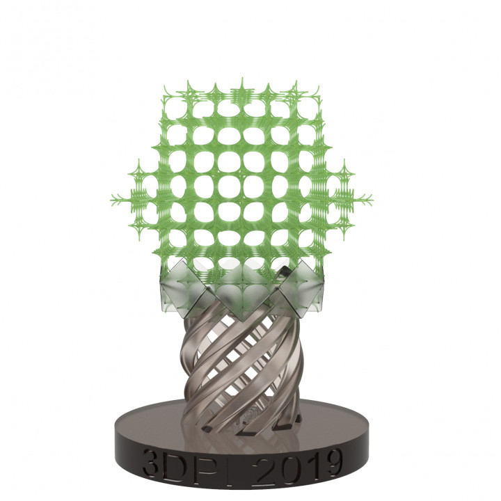 3D Printable Tree Award 3DPI by Nezih Koşak