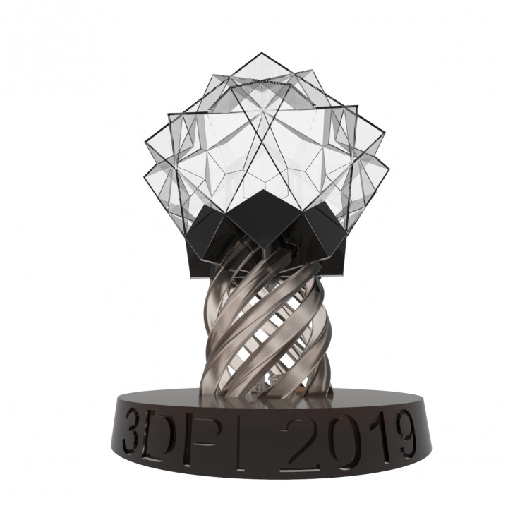 3D Printable Tree Award 3DPI by Nezih Koşak