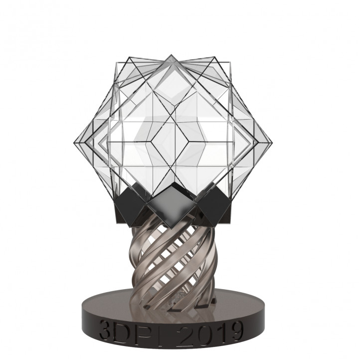 3D Printable Tree Award 3DPI by Nezih Koşak