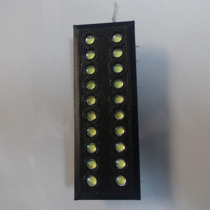 3D Printable 20 Channel LED Mount Indicator Lights by Spankys3D