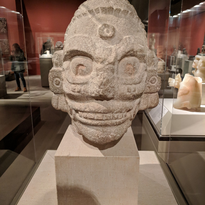 3D Printable Head of Chahk, a Rain God by Macaulay Honors College at CUNY