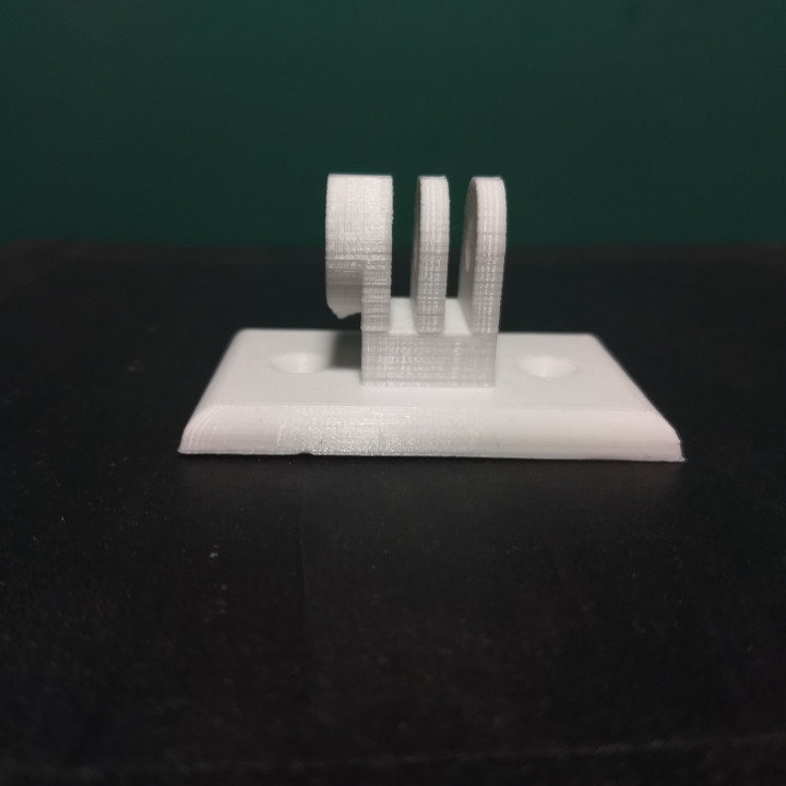 3D Printable GoPro Wall Mount by Lucas Rojas