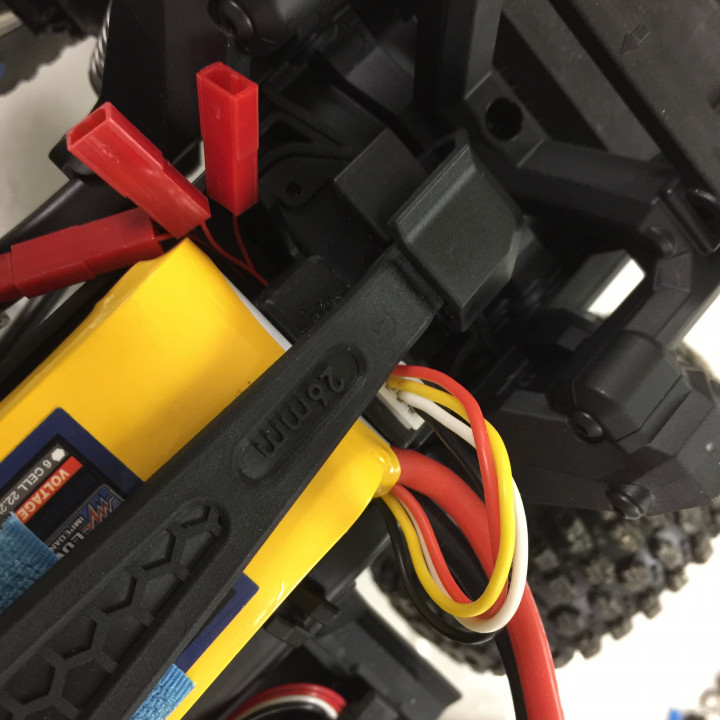 3D Printable RC Car/Truck LED Lighting Power Distribution Box by Sawn Craft