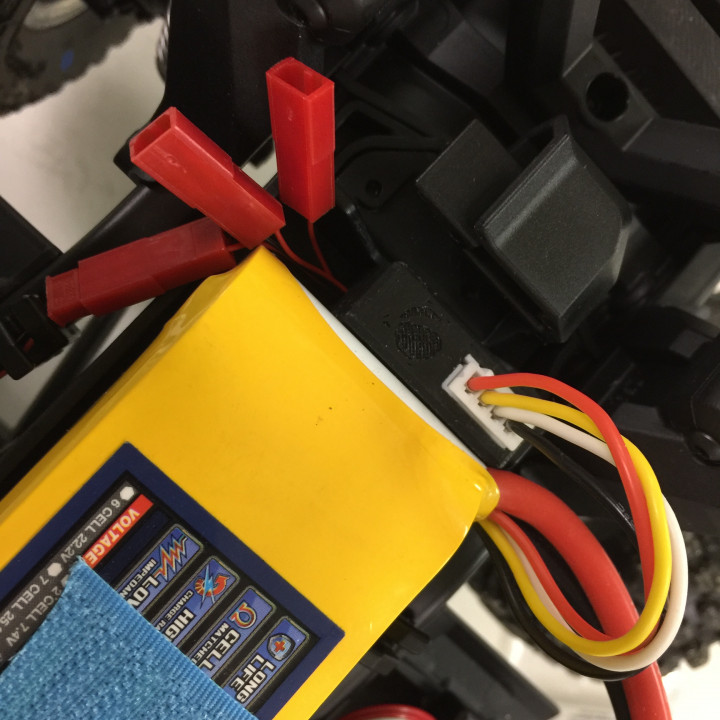 3D Printable RC Car/Truck LED Lighting Power Distribution Box by Sawn Craft