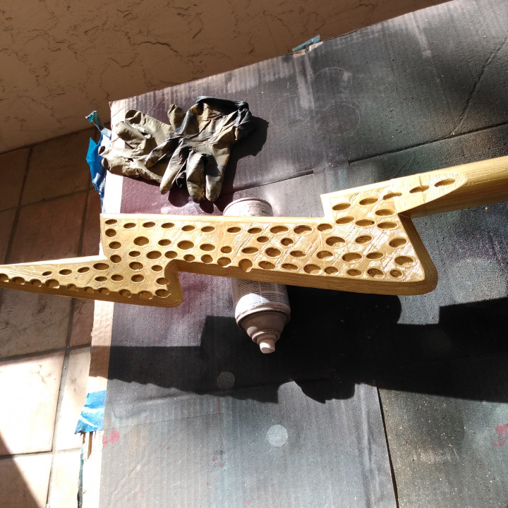 3D Printable DC Comics Staff of Shazam by SHOLM JARBOE