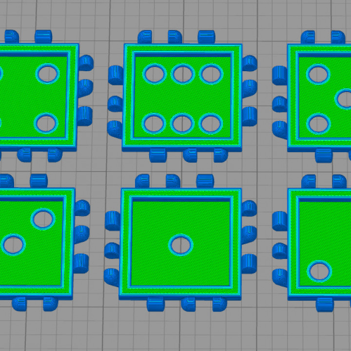 3D Printable PolyPanel Customizable Multi-side Rectangle OpenSCAD ...