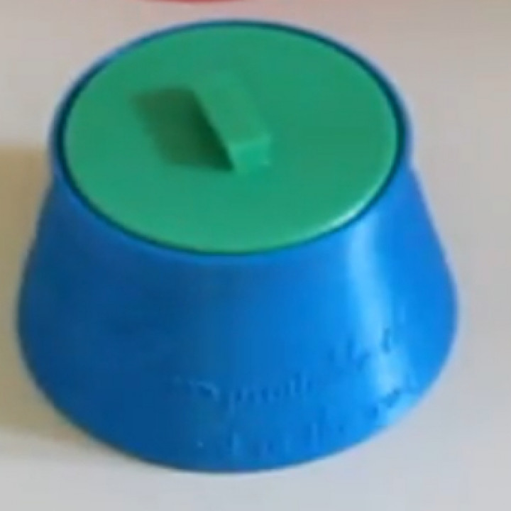 3D Printable Small Dust Separator by Masayuki Asai