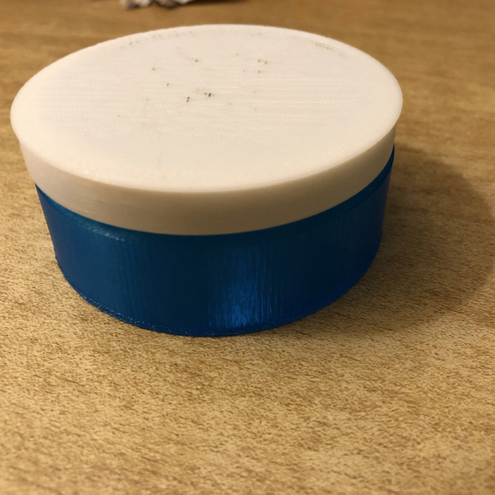 3D Printable Creme Pot (vase mode fast print) with Screwtop by Rod Suskin