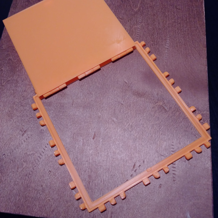 3D Printable 3x3 Square Door by Michael Rodriguez