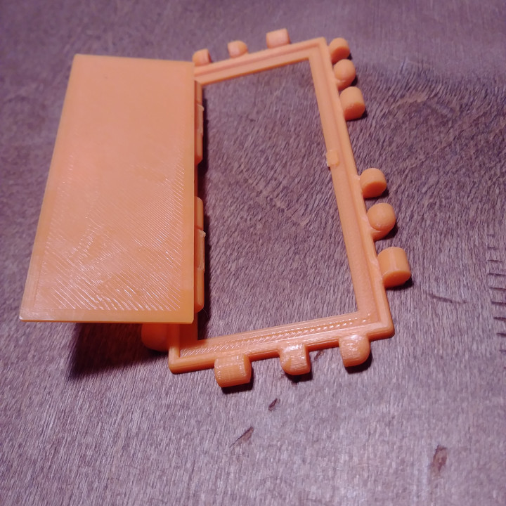 3D Printable 2x1 Rectangle Door by Michael Rodriguez