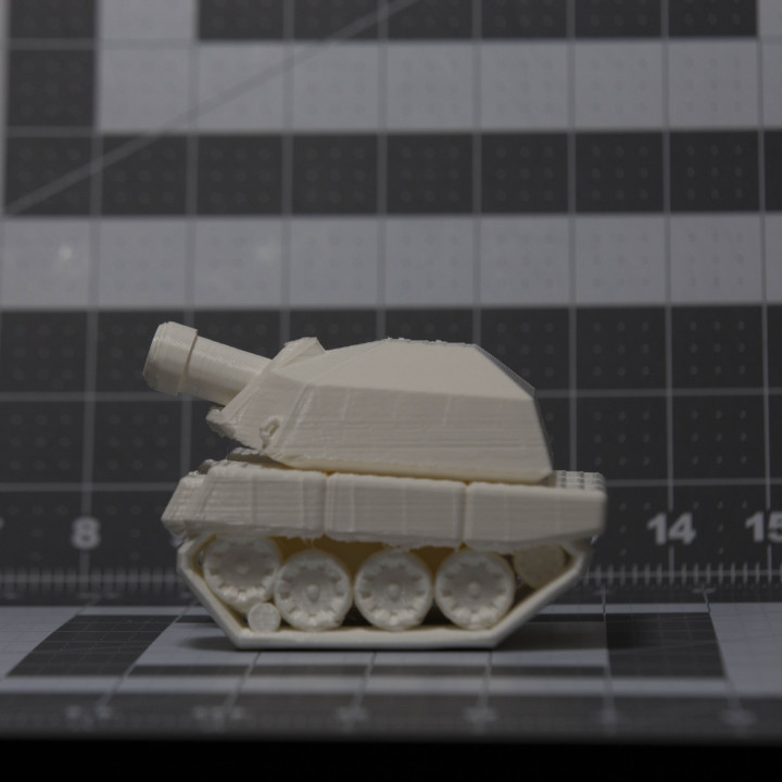 3D Printable R_Tiny Tank by David Rosado